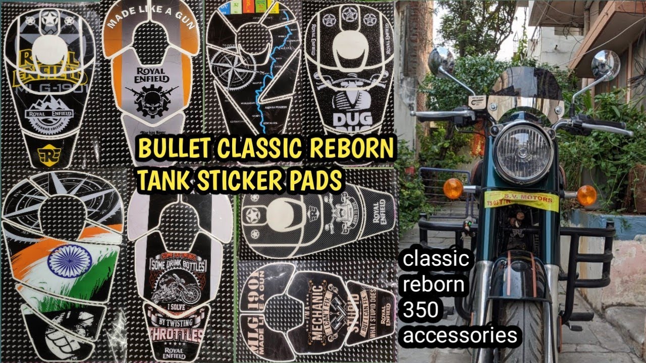 ROYAL ENFIELD STICKER HEAVY TANK PAD LATEST DESIGN Classic 350 reborn ...