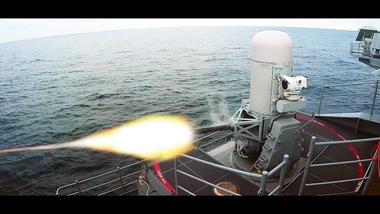 4,500 ROUNDS A MINUTE!!! CIWS *(CVN 78) USS GERALD R FORD* Close In ...