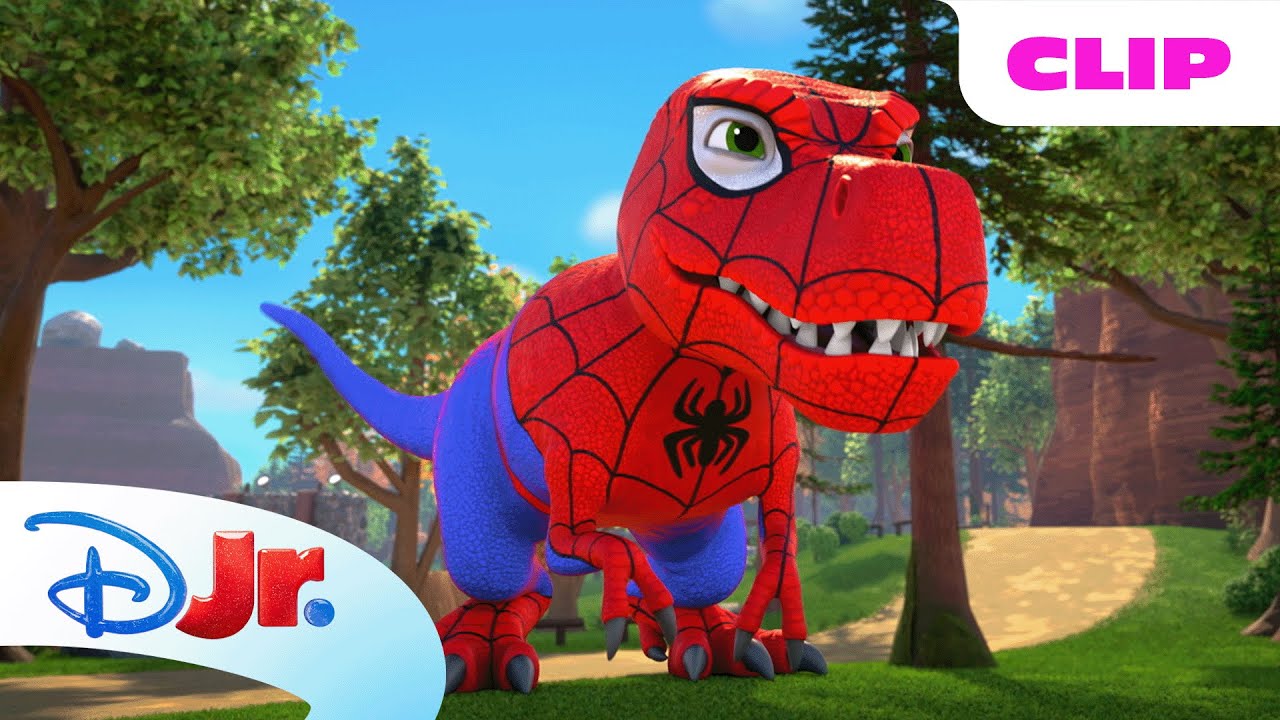 Marvel's Spidey and his Amazing Friends | 🦖Dino Gobby! | @disneyjr ...