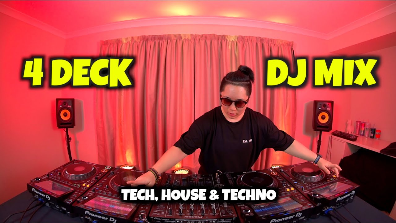 NIC_JNR - 4 CDJS TECH, HOUSE & TECHNO MIX - Dom Dolla, CID, Truth & Lies, Idris Elba, Hannah ...