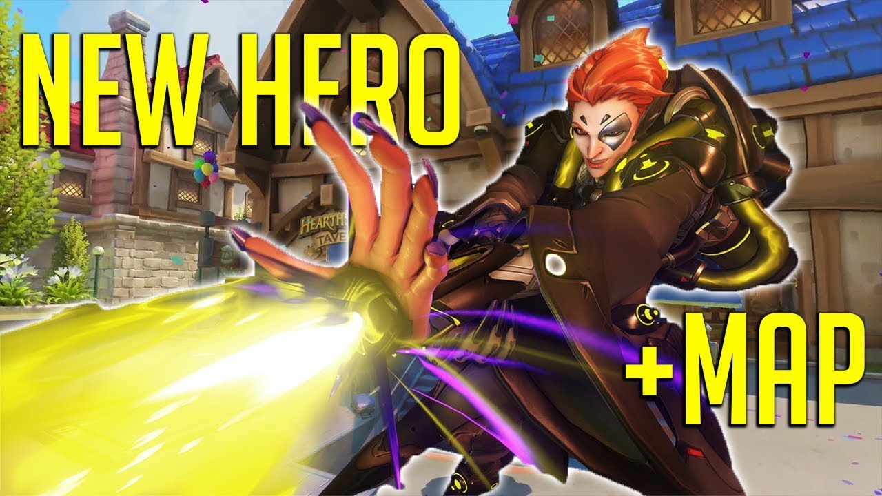 NEW Hero Moira + New Map Gameplay [Overwatch] - YouTube