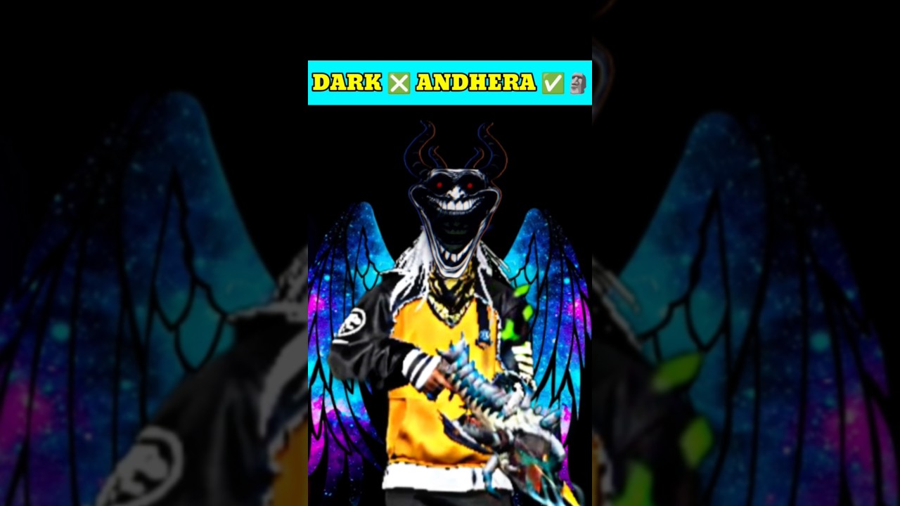 Dark🌚 Darker💀 Darkest☠️ Wait For Andhera 😶‍🌫️😶 #freefire#funny#shorts ...