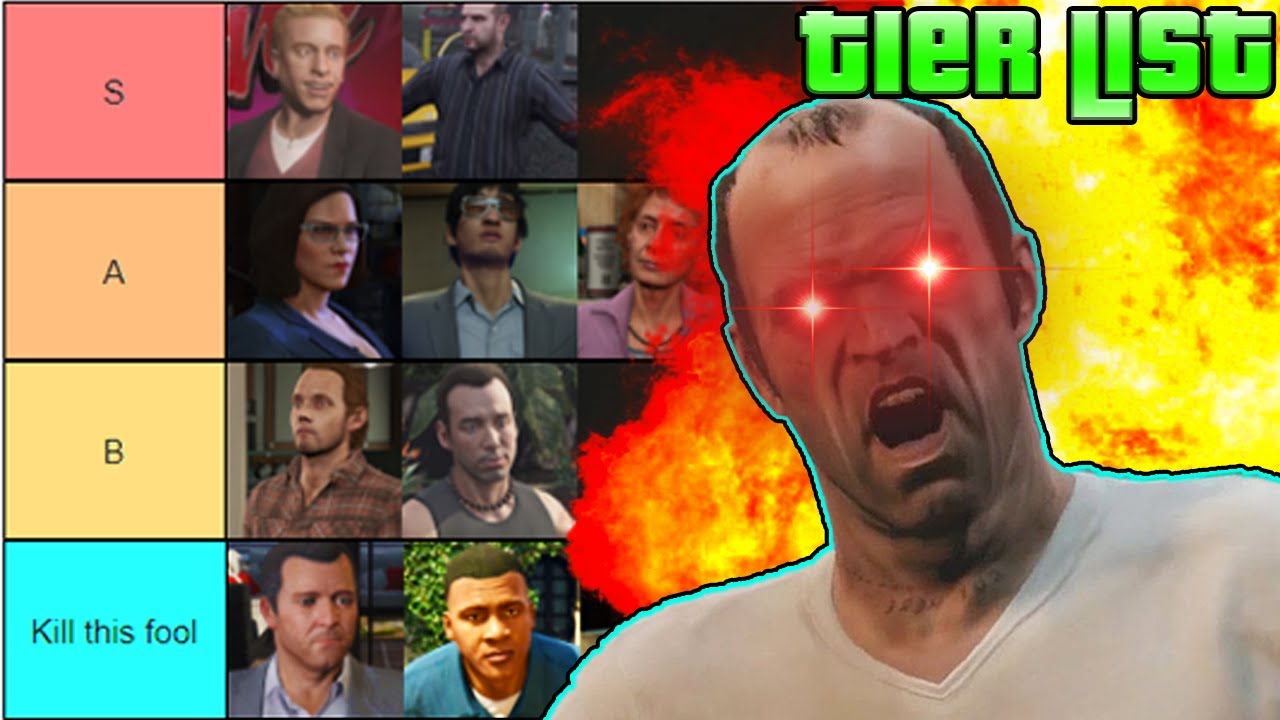 GTA 5 Characters Tier List - YouTube
