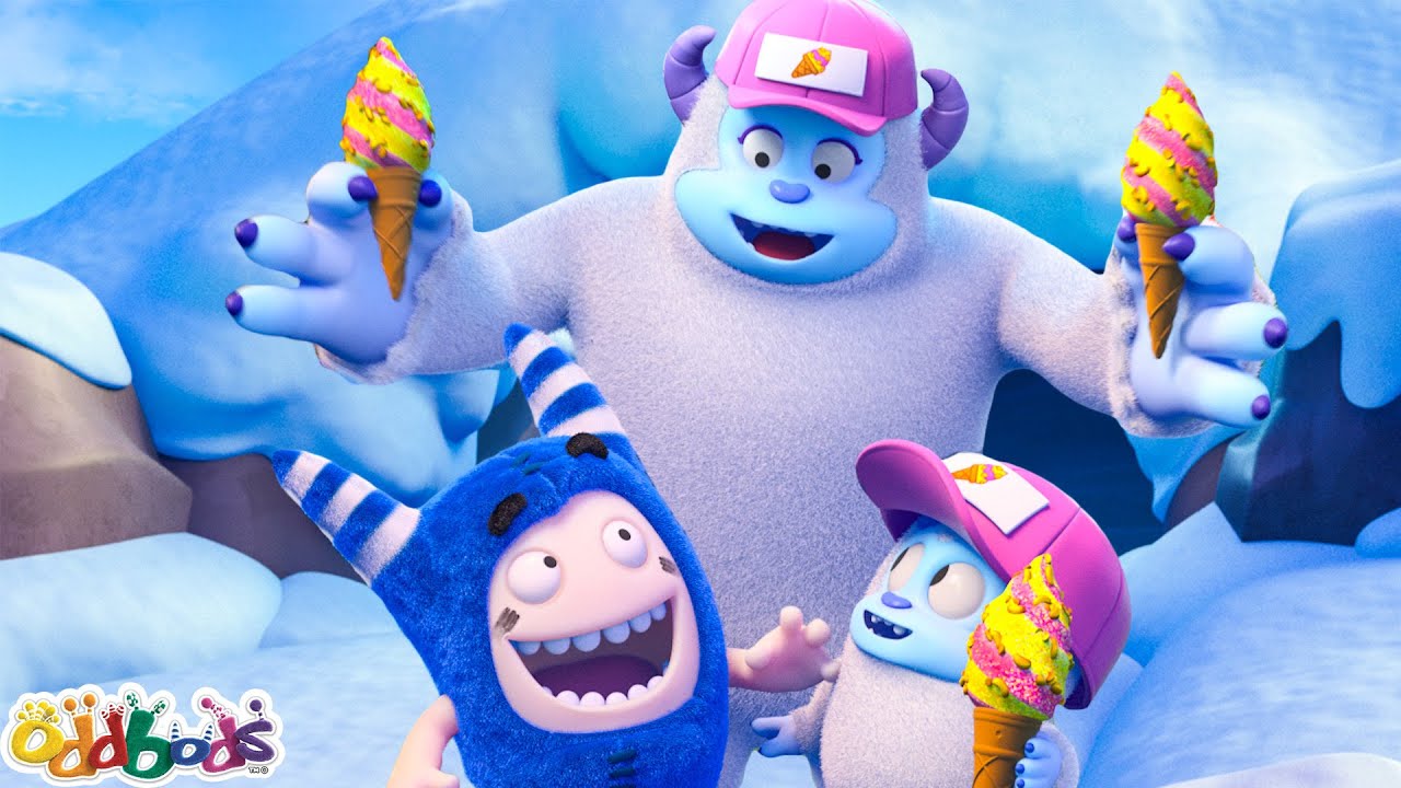 Pogo's Cold Ice Cream Expedition | Oddbods - Food Adventures | Cartoons ...