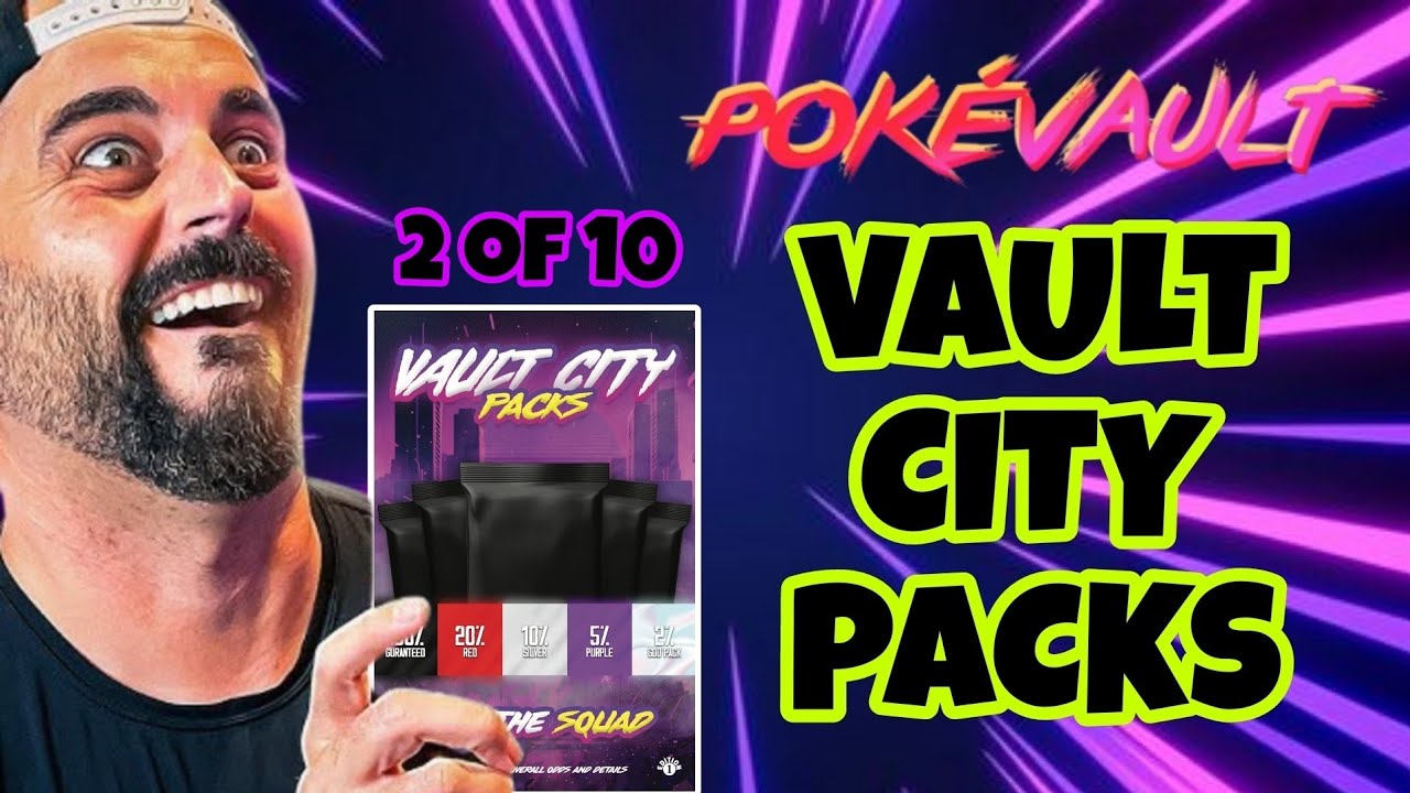 🔥 ️Going for GOLD with PokeVault's Vault City Packs (2 of 10) - YouTube