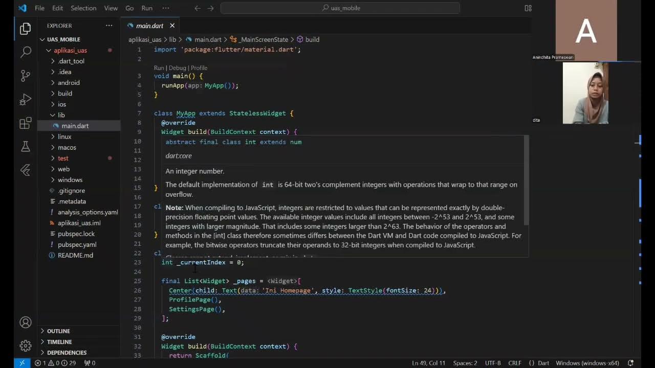 TUGAS UAS MOBILE PROGRAM - YouTube