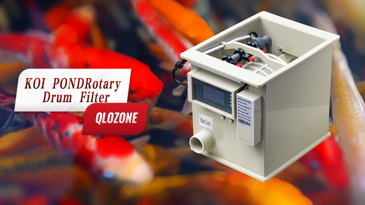 MINI DRUM FILTER FOR AQUARIUM FISH TANK KOI POND - YouTube
