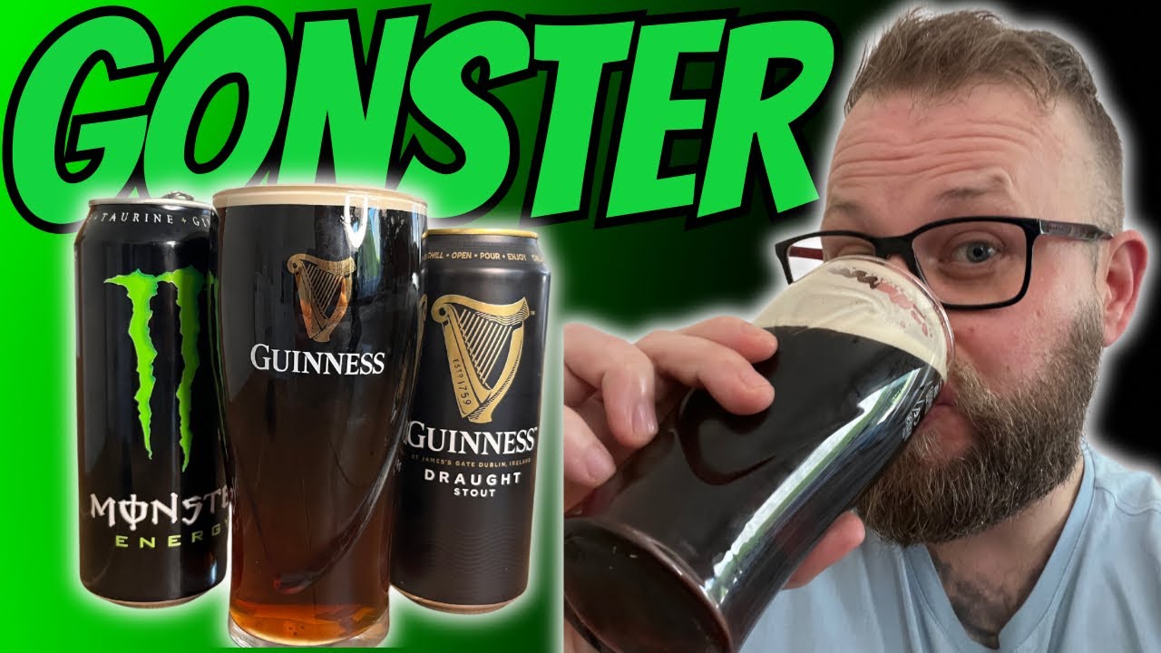Gonster: Guinness + Monster Fusion Taste Test! - YouTube