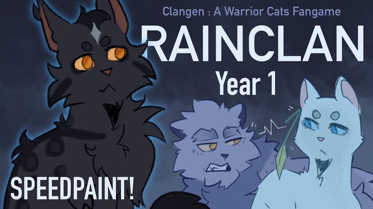 1 Year in Rainclan (clangen speedpaint) - YouTube
