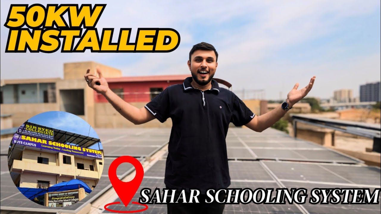 50KW Solar System Installed | Al Sahar Schooling System | 50KW Huawei ...