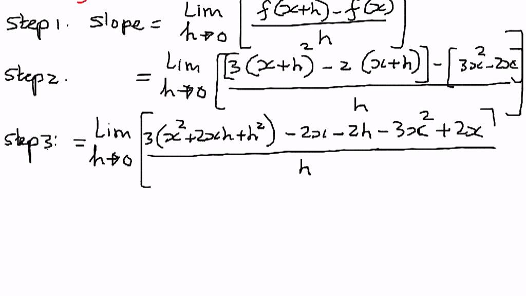 Differentiation - Using Limits - Example # 3 - YouTube