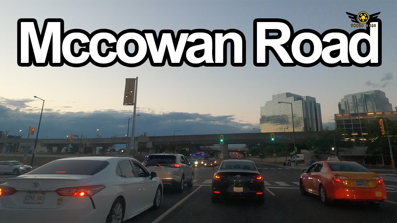 SCARBOROUGH ONTARIO CANADA MCCOWAN ROAD NORTH NIGHT DRIVE (4K) - YouTube