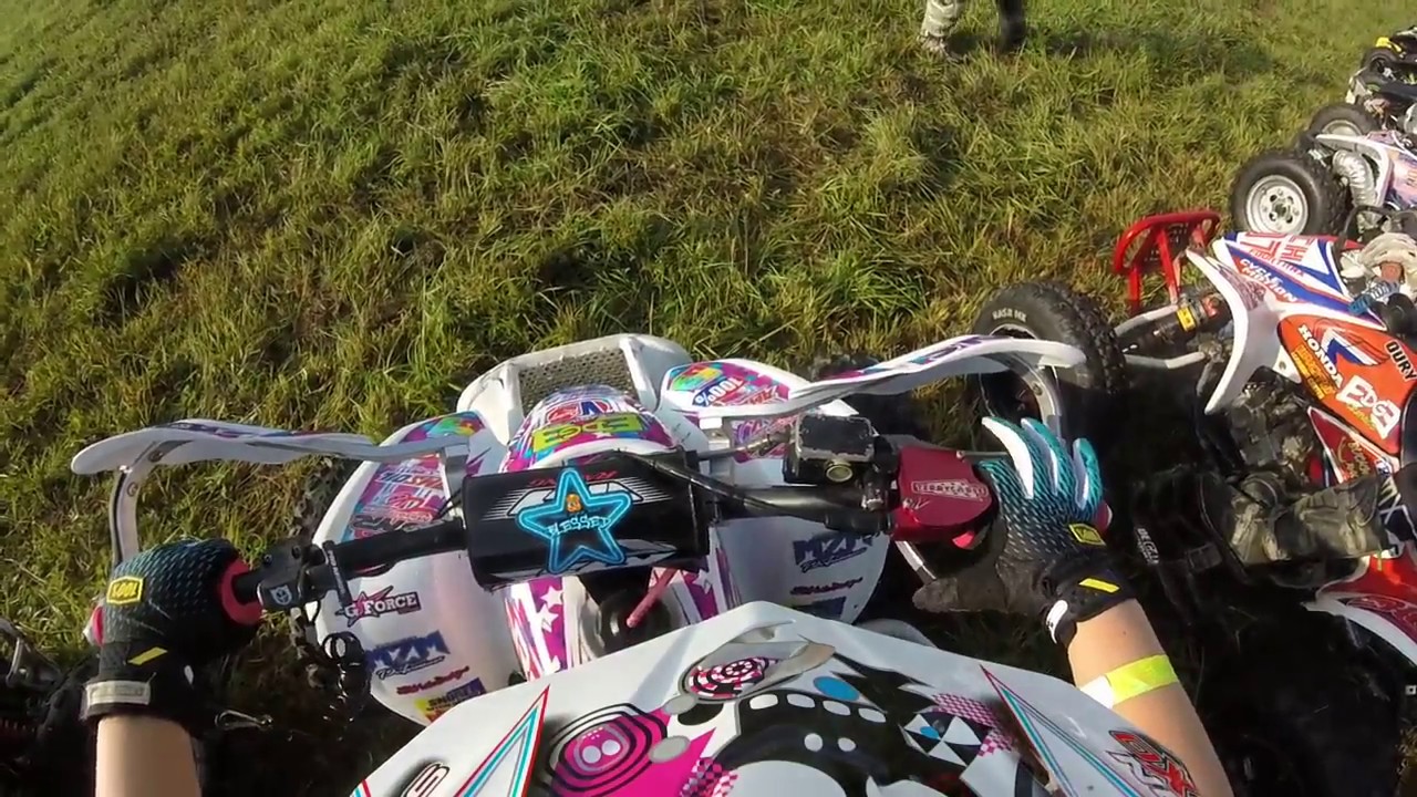 DRR USA ATV mini quad racing Emily took 3rd place at AWRCS on her DRX ...
