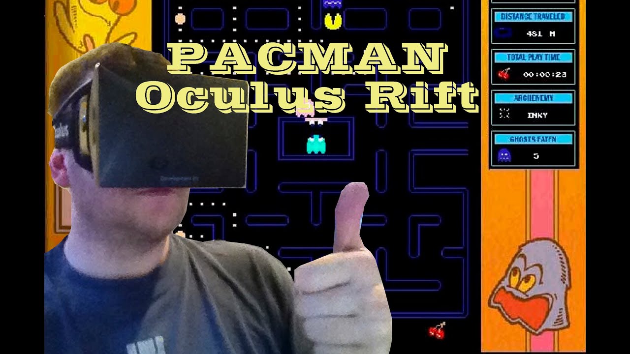 Pacman on Oculus Rift - Ripper's Geek Zone (VR) - YouTube