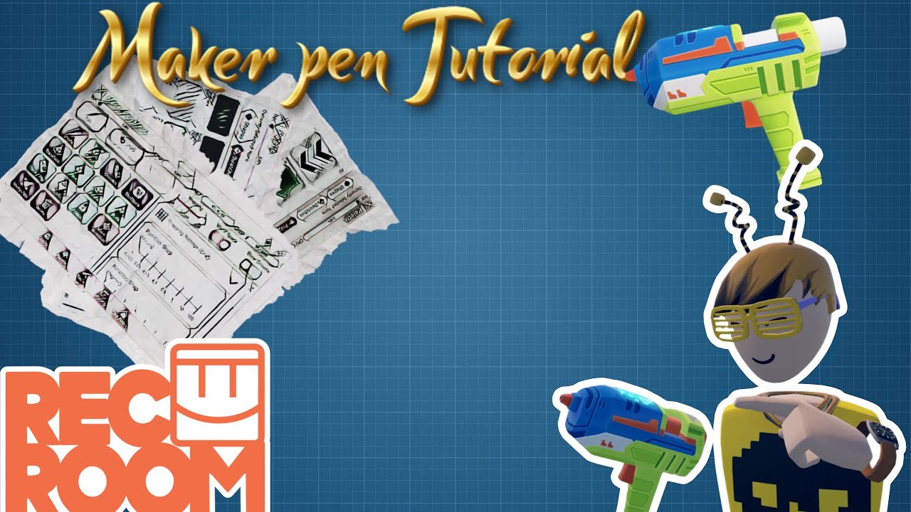 Макер пен с нуля | Rec Room Tutorial - YouTube