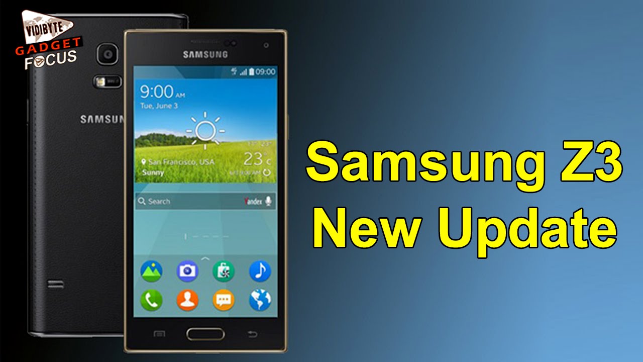 New Update Rolling Out to Samsung Z3 - YouTube