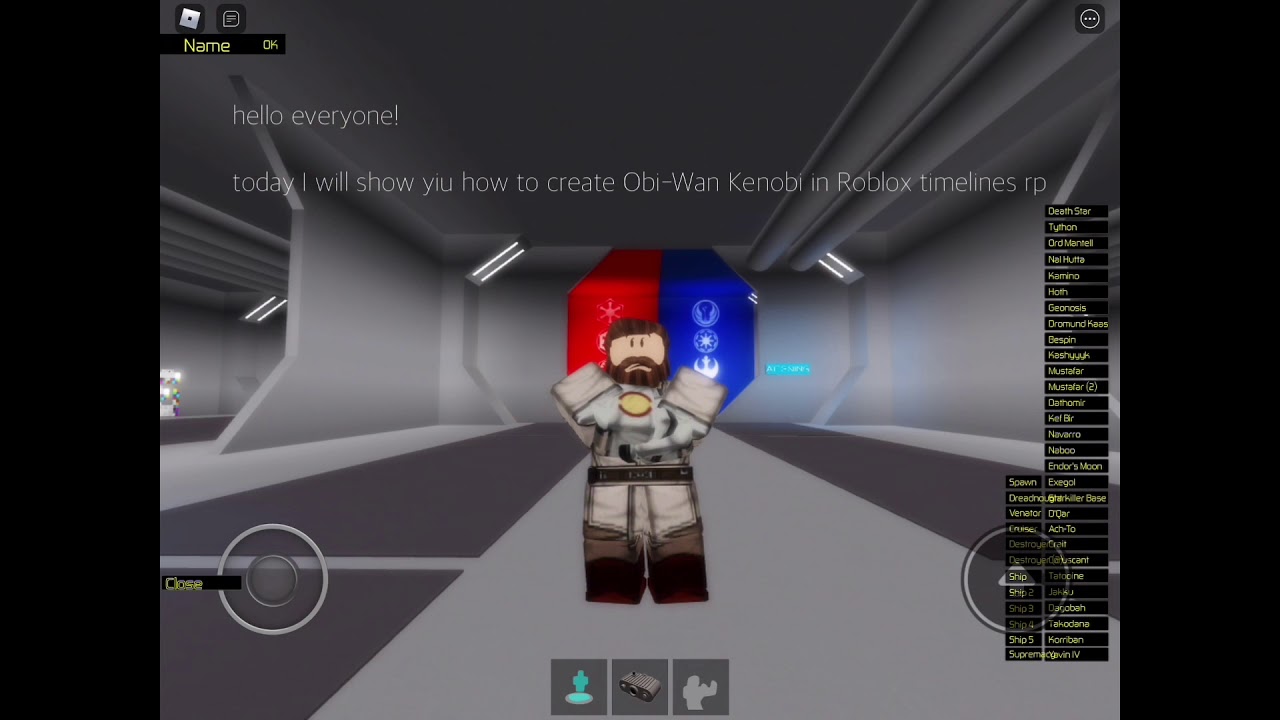 Roblox Timelines RP | How to Create Obi-Wan Kenobi - YouTube