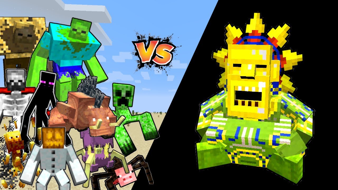 Barako The Sun Chief Vs Mutant Monsters in Minecraft - YouTube