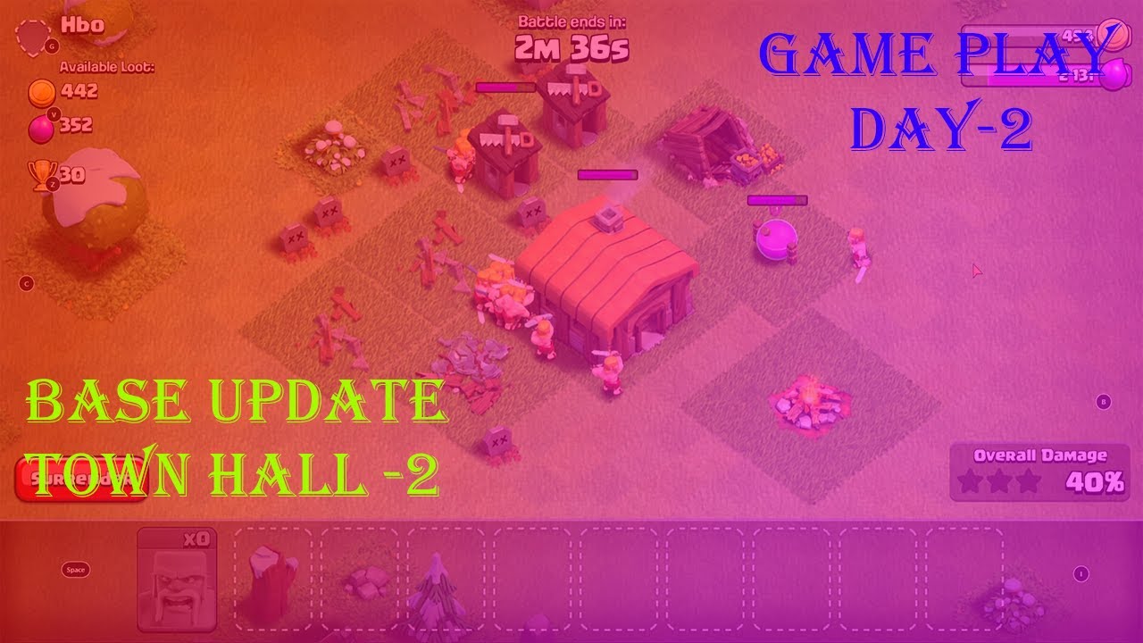 How to Play TH2 Beginners coc | Town Hall 2 Base Update clash of clans ...