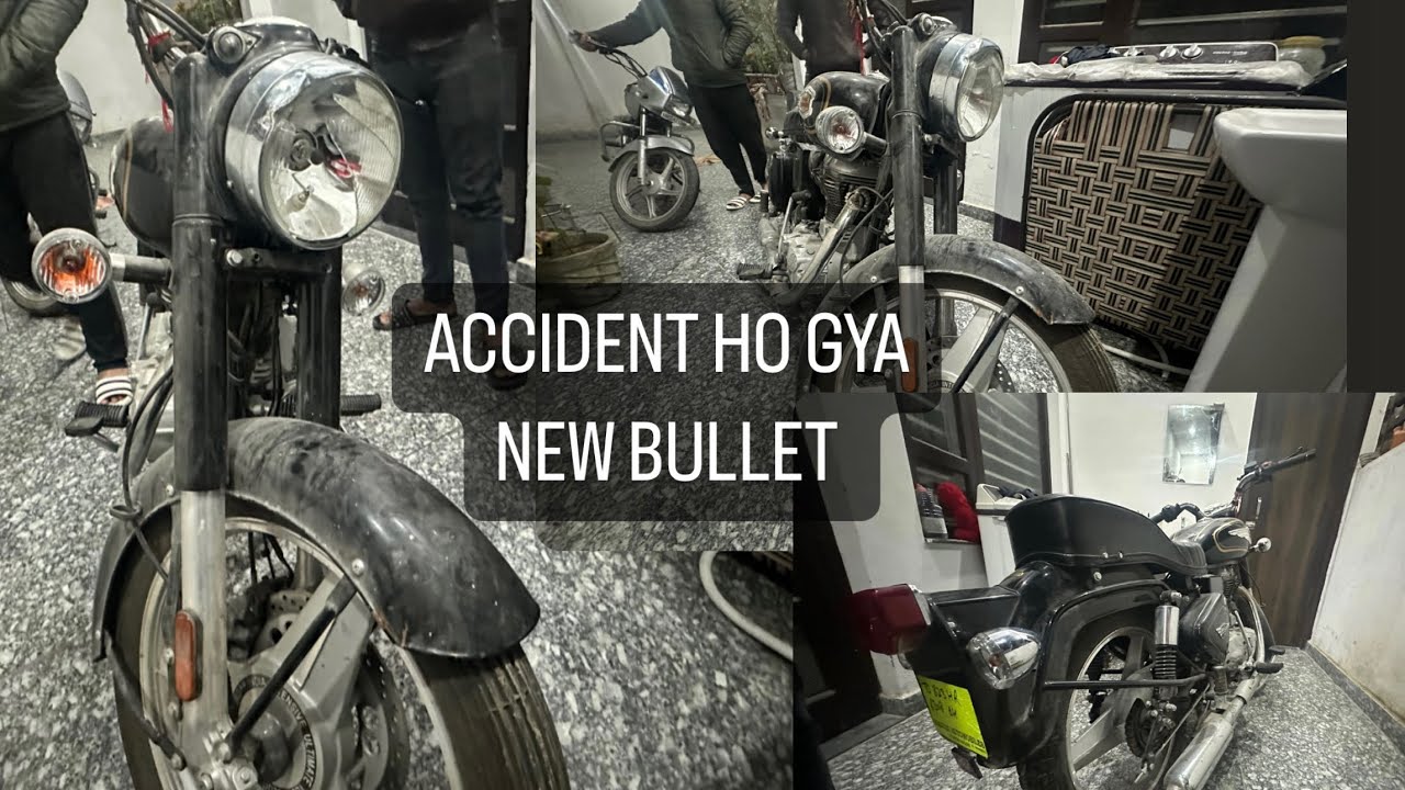 Royal Enfield Crash || Super Bikes Ride || Brand New Standard Bullet ...
