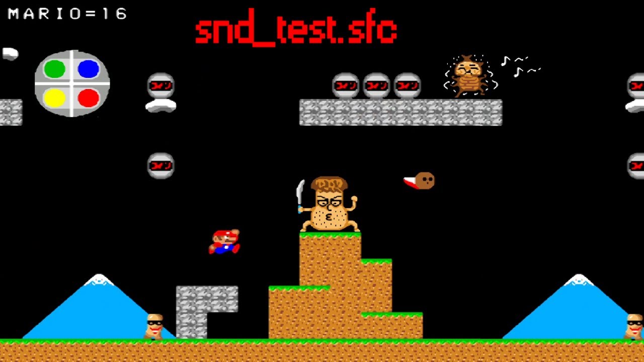 Sndtestsfc All Mario Levels Playthrough Gigaleak Youtube