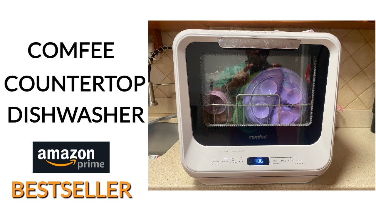 Comfee Countertop Dishwasher Review (CDC17P0AWB) - YouTube
