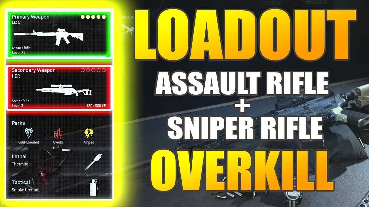 Call Of Duty Warzone Loadouts : OVERKILL - How to Carry 2 OVERPOWERED ...