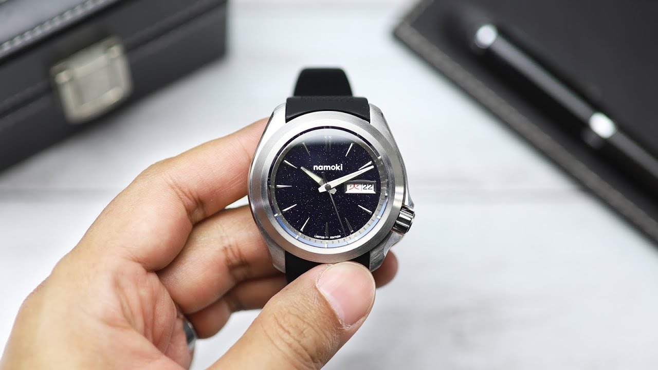 Stunning Namoki Starburst Pilot Watch - YouTube