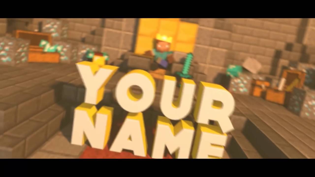 Free Minecraft Blender Intro Template | BLENDER Template #23 - YouTube