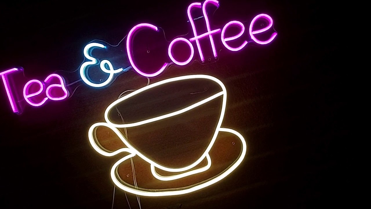 Neon LED sign for Tea and Coffee Shop by Kashif Signs and Screens ...