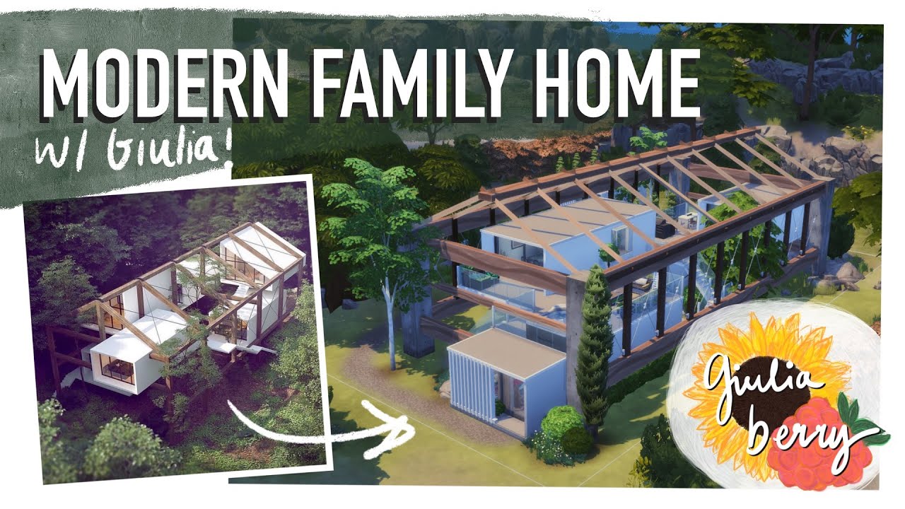 EXOSKELETON MODERN HOUSE THING | Collab with Giulia! Speed Build in The ...