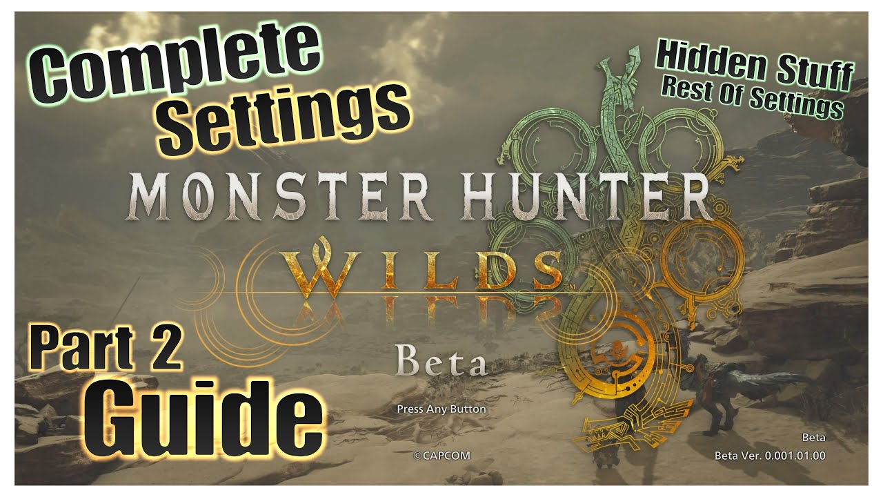 Monster Hunter Wilds Beta - Complete Settings Guide Part 2 - Controller ...
