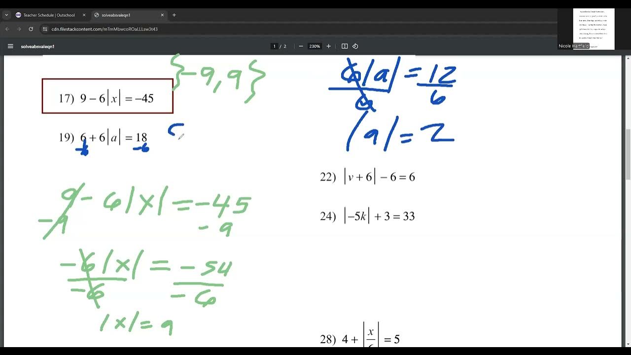 Mastering Absolute Value Equations - YouTube