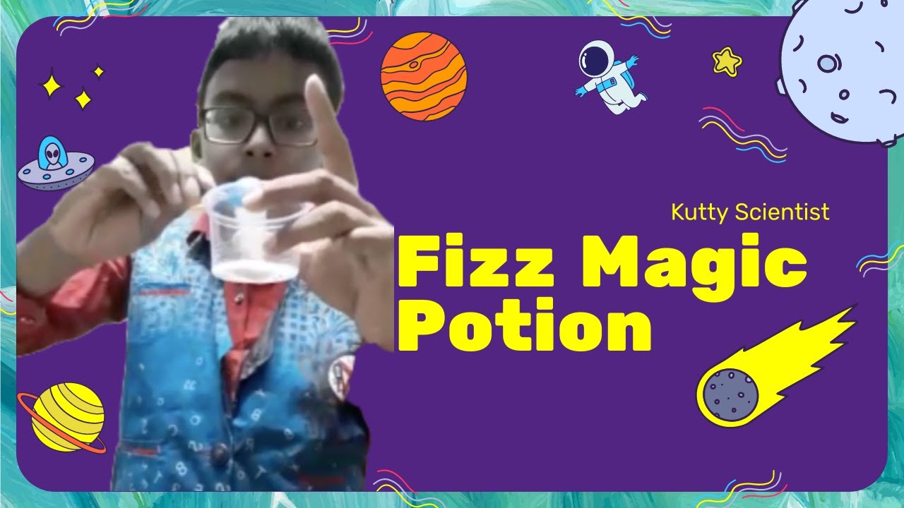 Fizz Magic Potion Experiment in English | By Kutty Scientist - YouTube