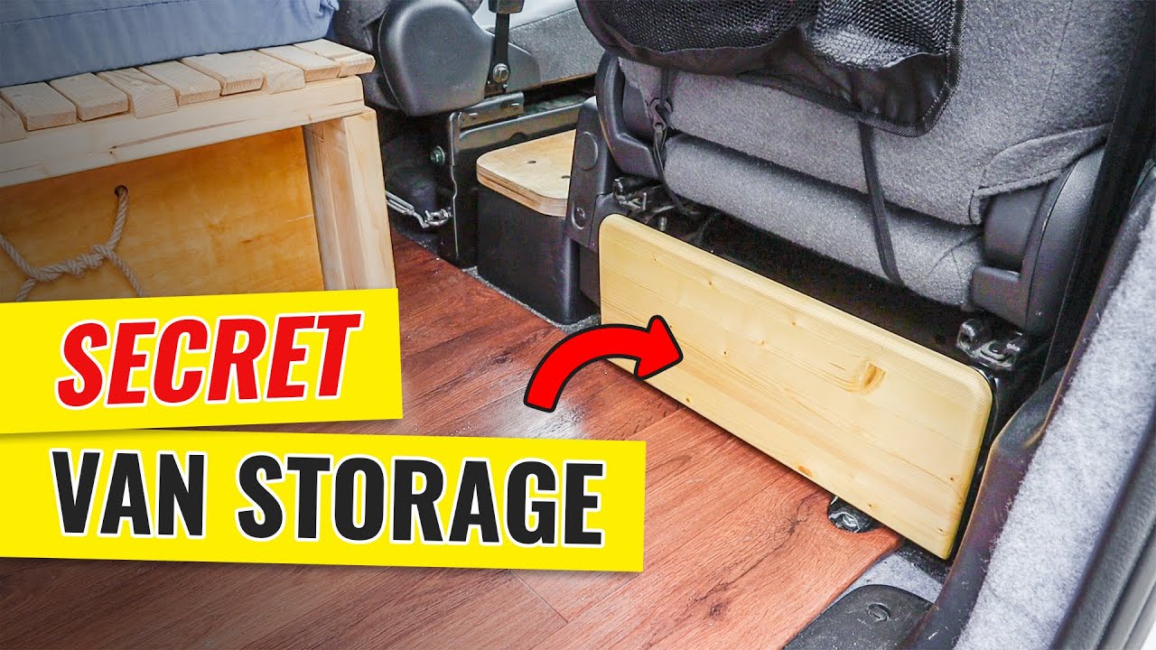 Creating A HIDDEN Van Storage Cupboard - YouTube