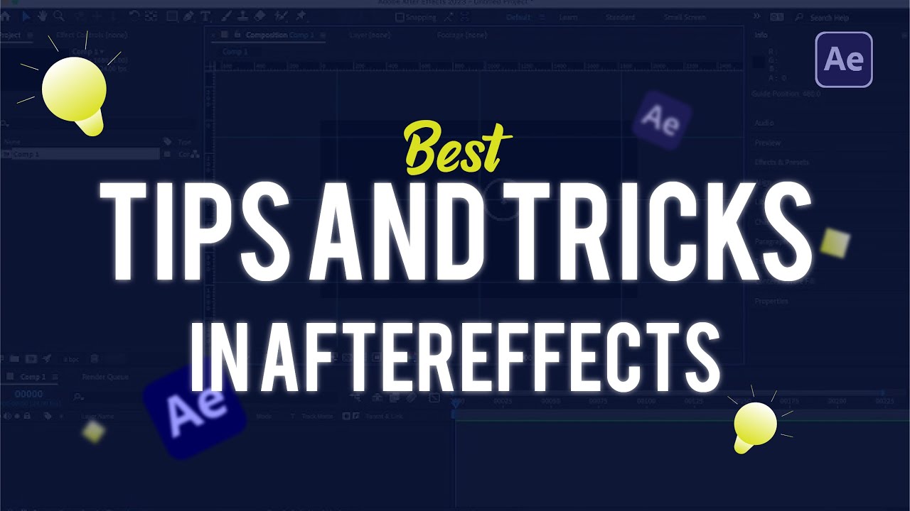 After Effects Tips You Must Know | After effects tutorial | Motion graphics tips - YouTube