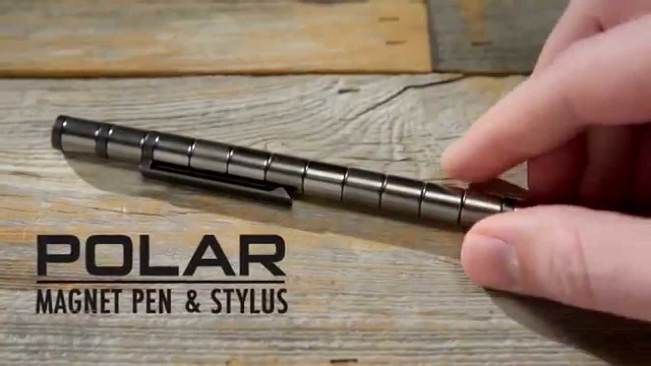 Magnetyczny długopis Polar Pen. Магнитная ручка Polar Pen - YouTube