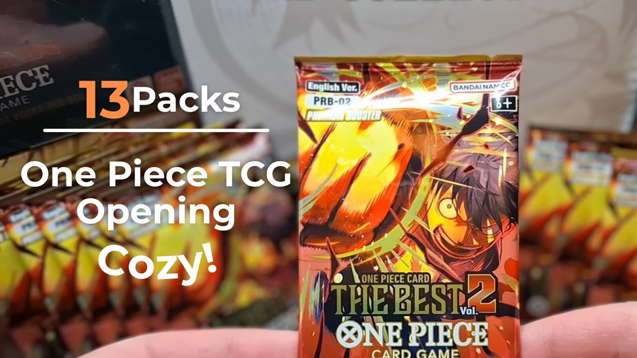 13 Packs - The Best Vol. 2 | Cozy One Piece TCG Opening - YouTube
