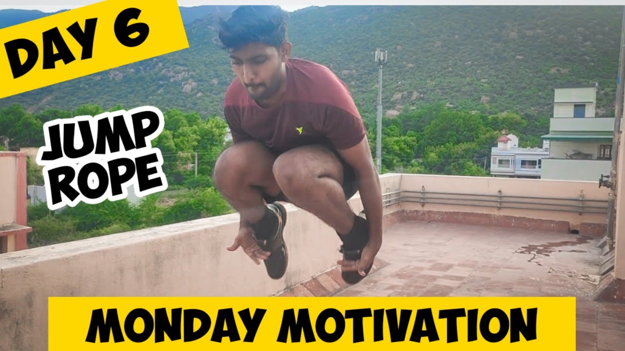 Day 6 Monday Motivation - 30 days jump rope challenge - YouTube