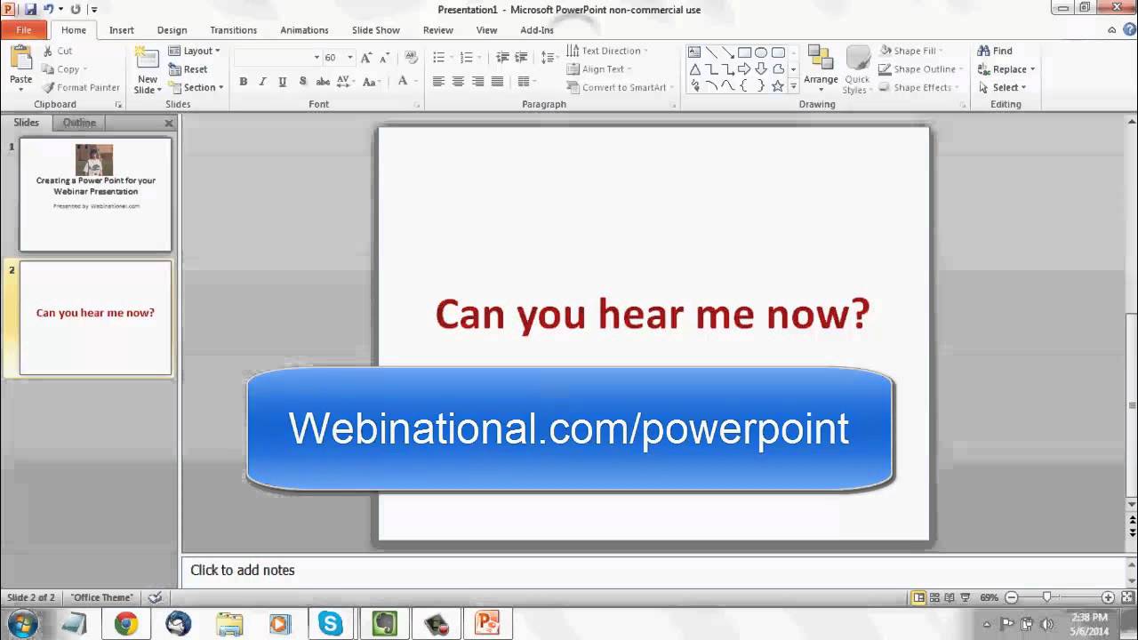 How to Create Your Webinar Presentation in PowerPoint - YouTube