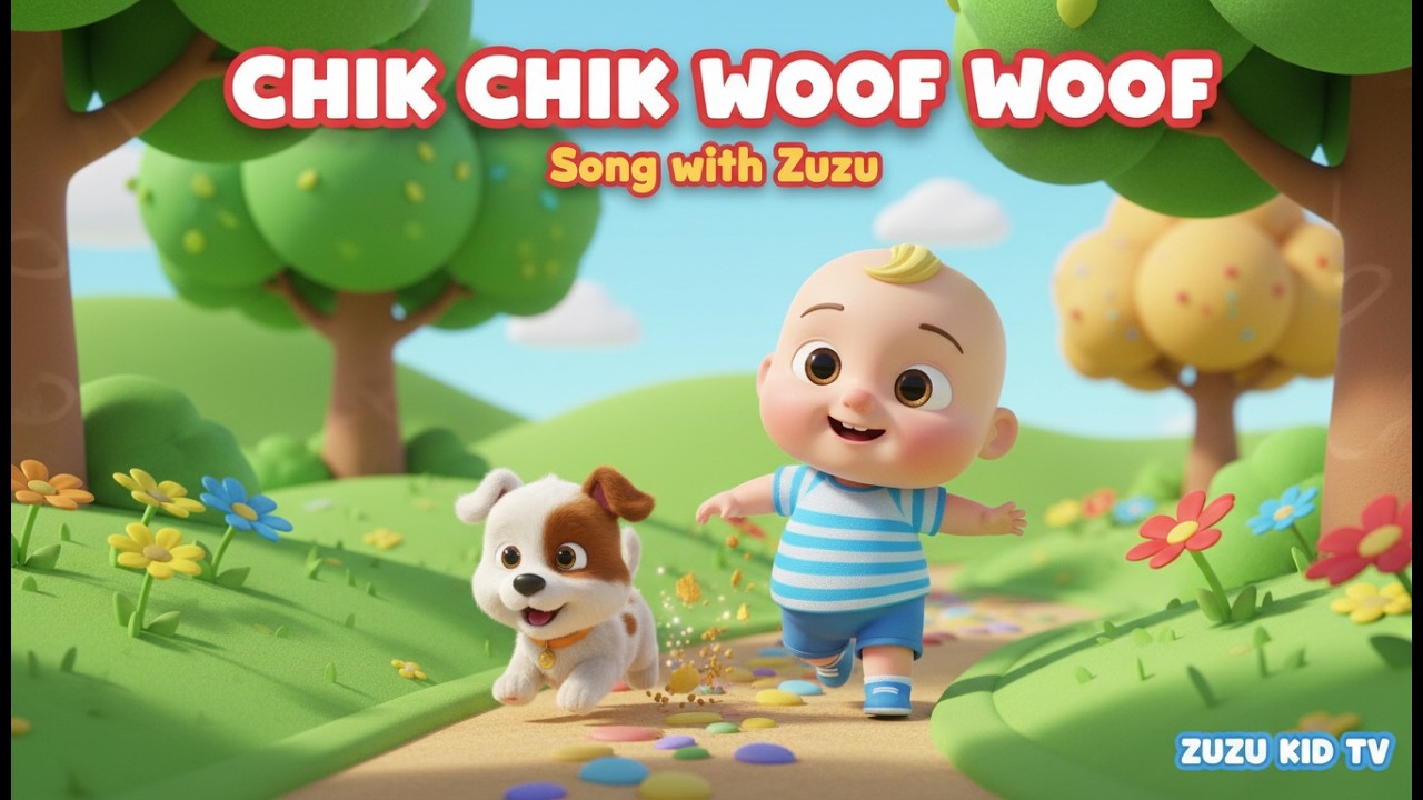 Chik Chik Woof Woof | Kids Nursery Rhyme, Toddler Animal Sounds ...