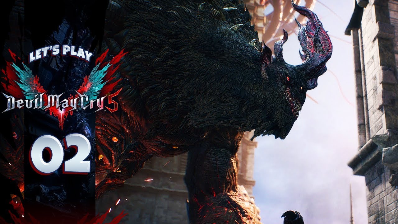 THE FIRST BOSS - THE GOLIATH | Devil May Cry 5 (Let's Play Part 2 ...