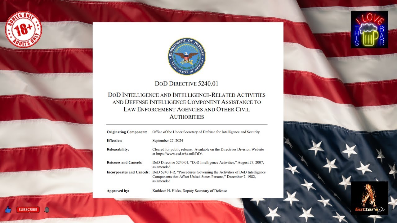 DoD Directive 5240.01 And The 2024 Elections - YouTube