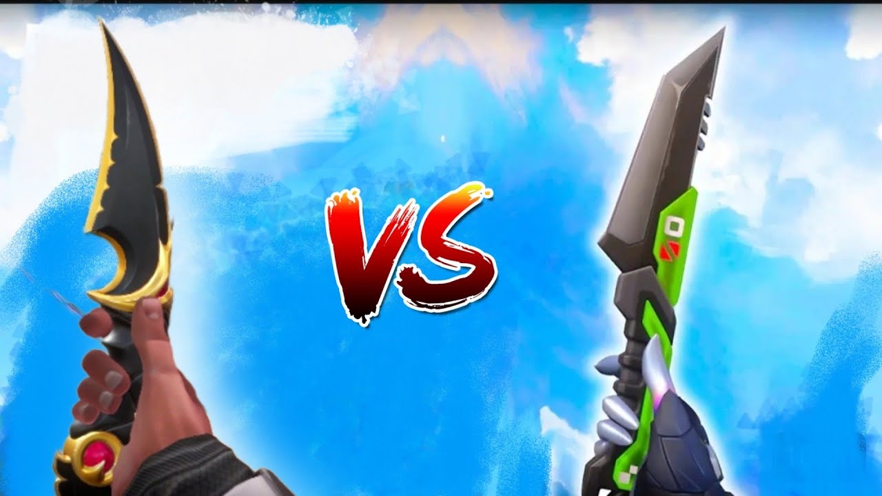 Valorant - Overlay Dagger VS Ruin Dagger - YouTube