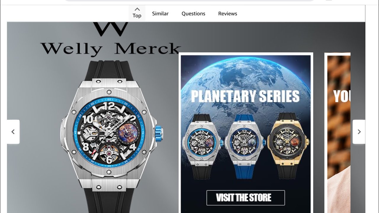 Welly Merck watch partnership - YouTube