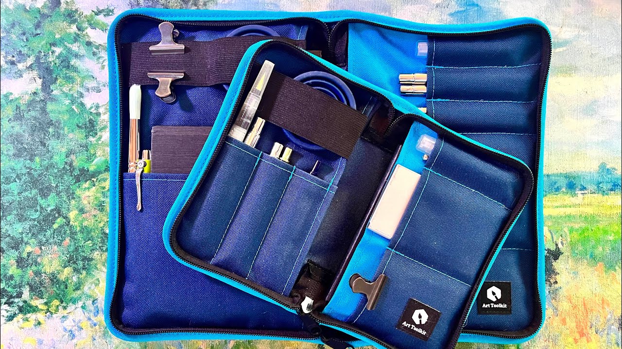 Art Toolkit Case Pocket & A Plein air watercolor travel case and ...