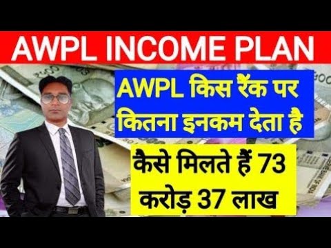 AWPL INCOME PLAN । AWPL में कितने लोगों को जोड़ने पर कितना पैसा आता है ...