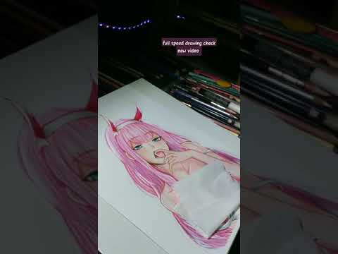Ecchi Zero Two #shorts #drawing #art