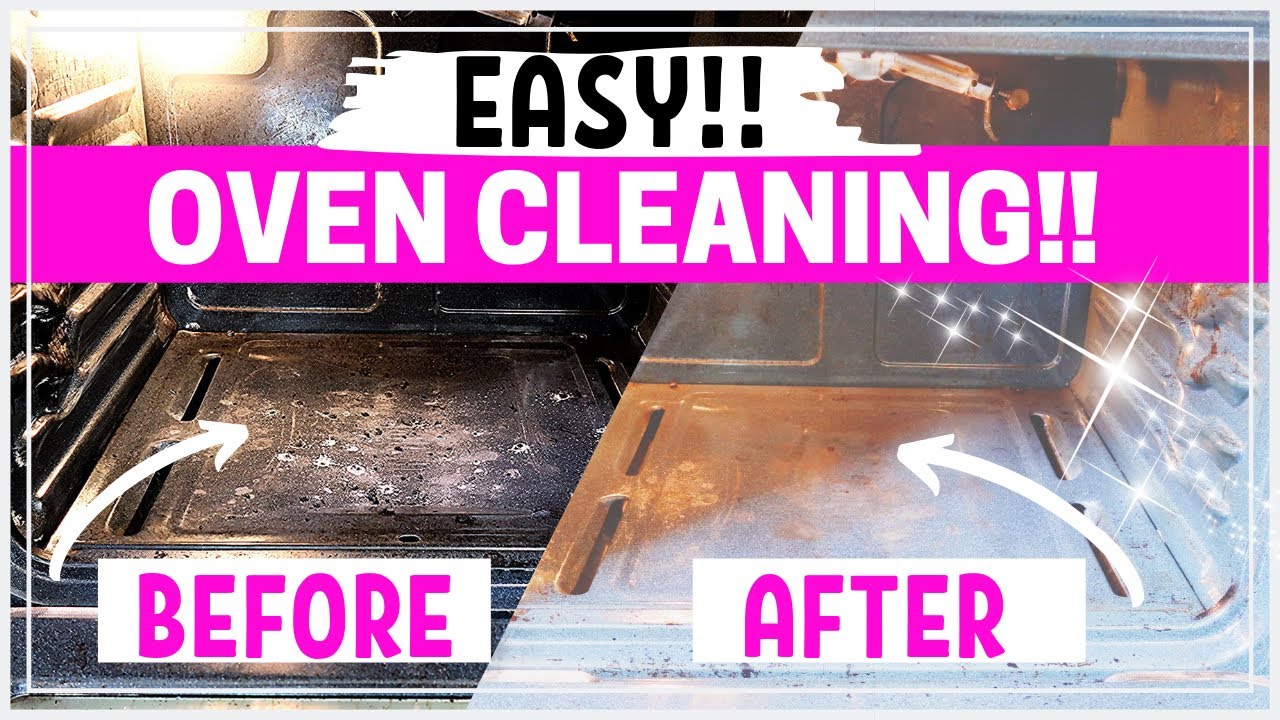 OVEN CLEANING WITH BAKING SODA AND VINEGAR *NATURAL OVEN CLEANING *DIY ...