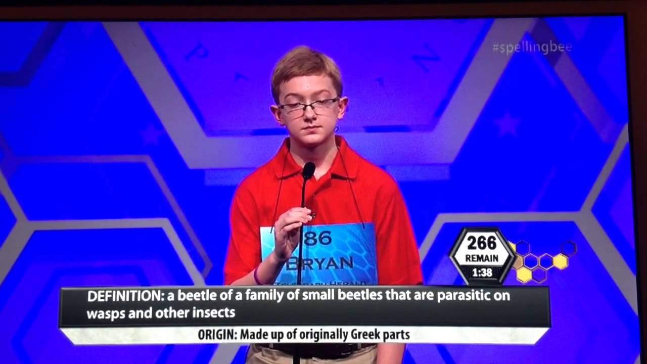 Bryan Keck at 2015 Scripps National Spelling Bee - YouTube